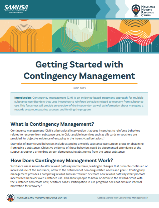 Getting Started with Contingency Management | HHRC